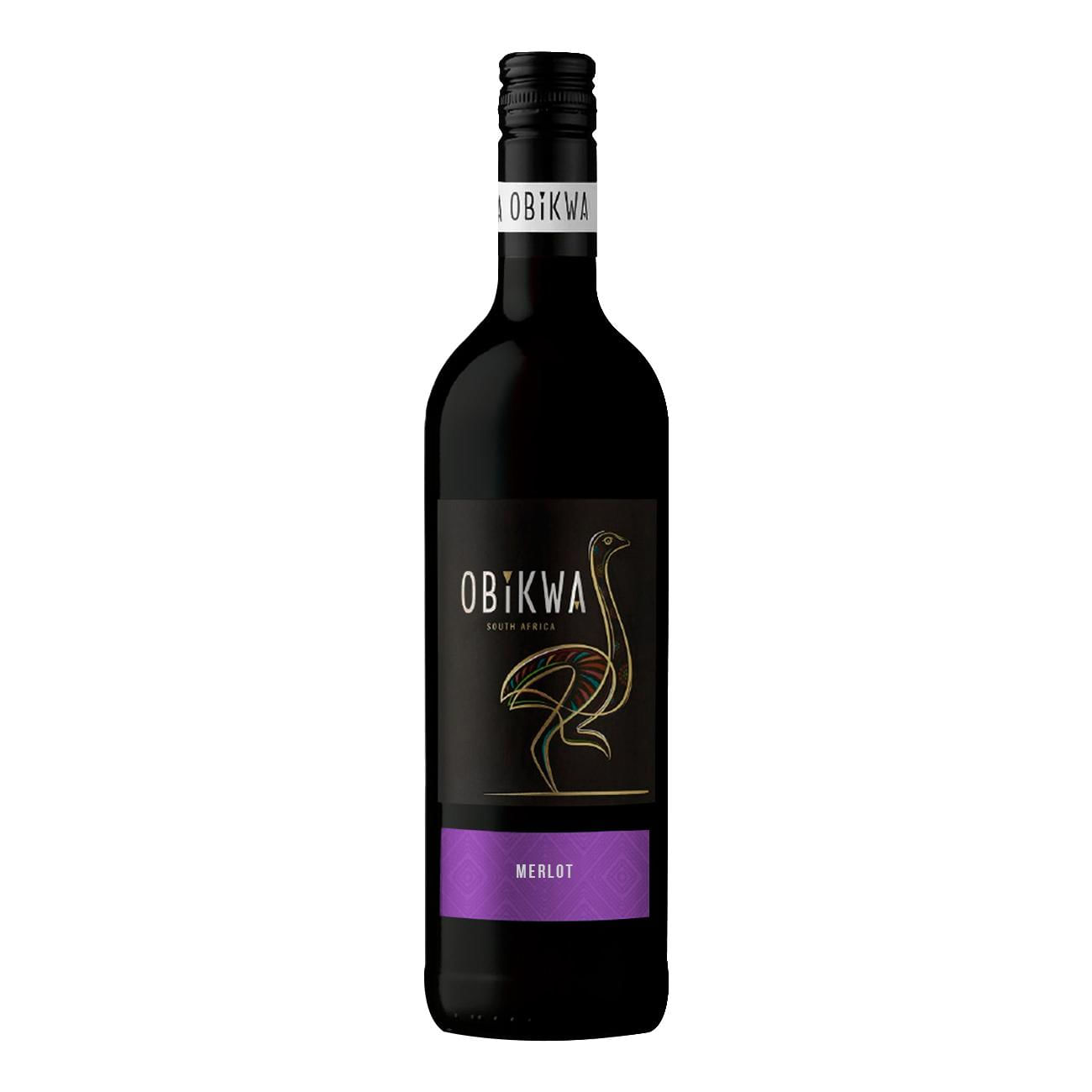 Vinho Obikwa Merlot Tinto 750ml